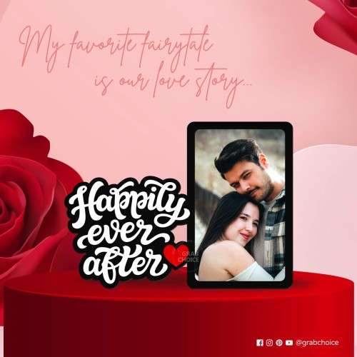 Personalized Happily Ever After Photo Frame Free Shipping in India ...