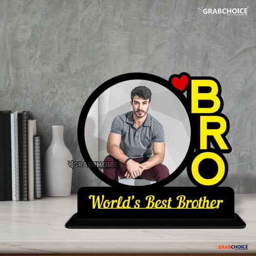 Photo Frame For Brother | Personalized Wooden Photo Frame Online In ...